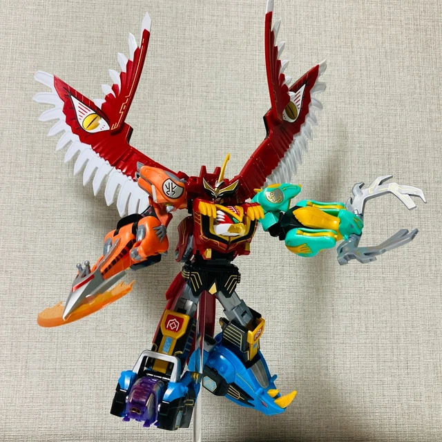 BANDAI JAPON MEGAZORD Power Rangers Wild Force Gaoranger SMP Gao Icarus ...