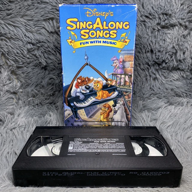 DISNEYS SING ALONG Songs - Fun With Music VHS Tape 1993 Volume 5 Kids ...