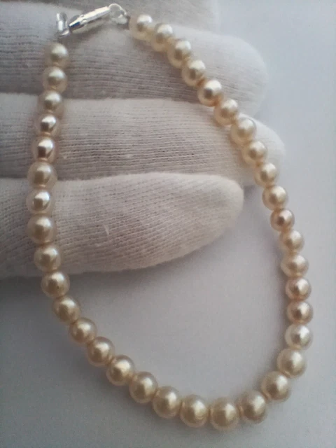 DOLL NECKLACE 1940S Vintage Cream Pearls Jewellery Antique Jumeau ...