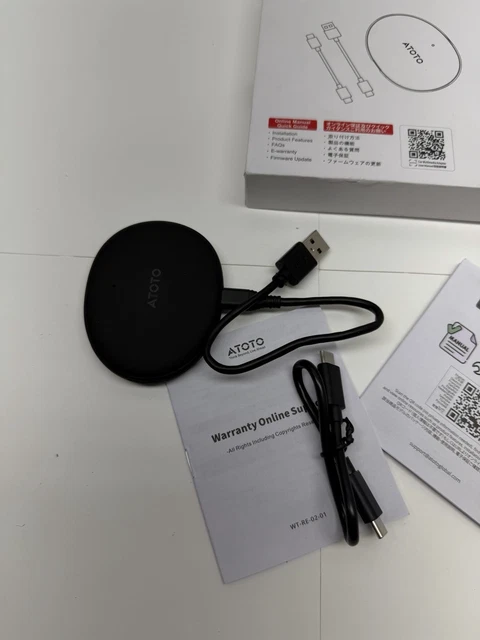 ATOTO AD5 WIRELESS CarPlay Android Auto Adapter 2025 Upgrade Plug ...