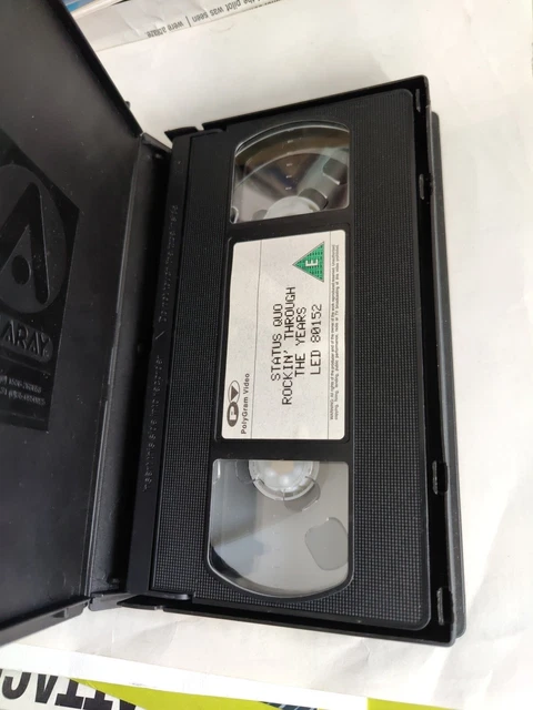 STATUS QUO ROCKING through the years vhs video tape £7.58 - PicClick UK