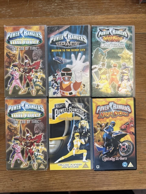 VINTAGE POWER RANGERS 90’s VHS Pal Bundle £45.00 - PicClick UK