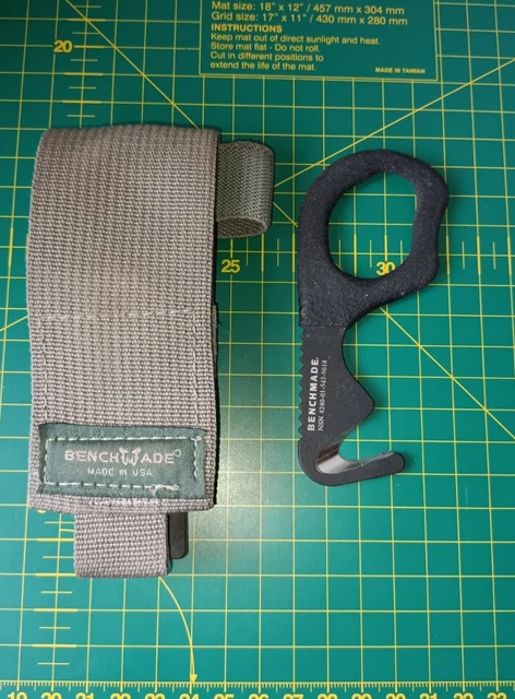 BENCHMADE SAFETY CUTTER,US Issue Safety Line Cutter £25.00 - PicClick UK