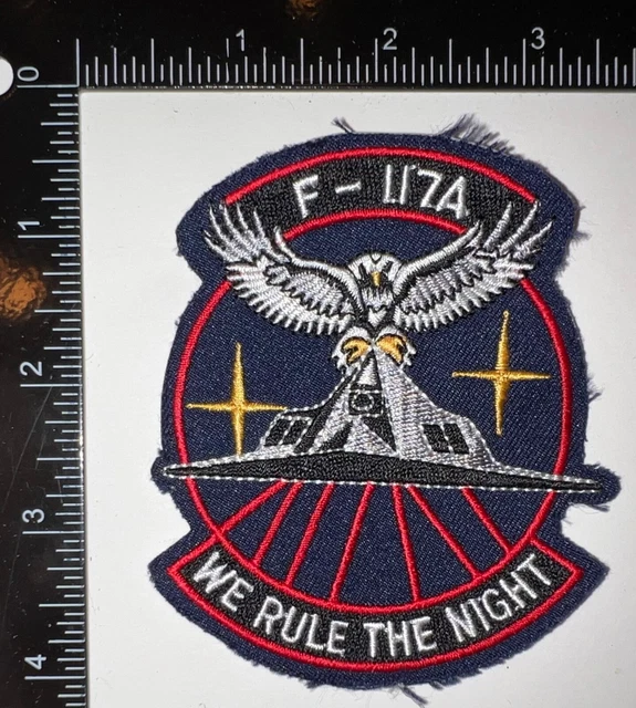 COLD WAR USAF US Air Force F-117A We Rule The Night Patch £17.10 ...