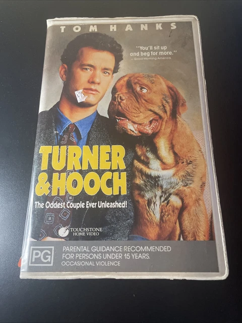 TURNER AND HOOCH VHS 1980's Comedy Touchstone Home Video PAL Ex Rental $19.95 - PicClick AU