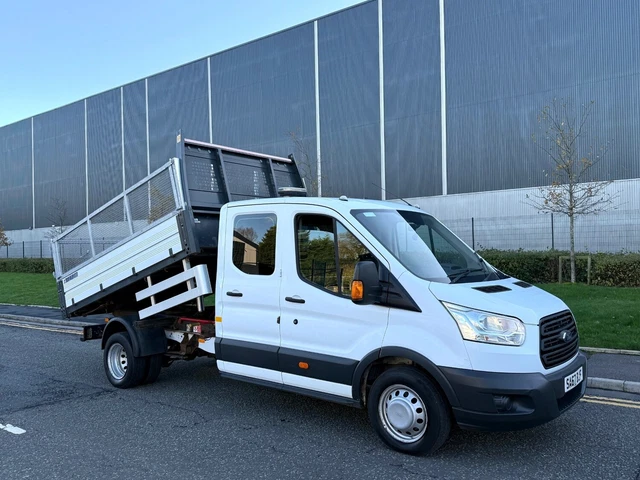 2017 FORD TRANSIT 7 SEATER CREWCAB TIPPER 2.0 TDCI 130 PS (TWIN REAR ...
