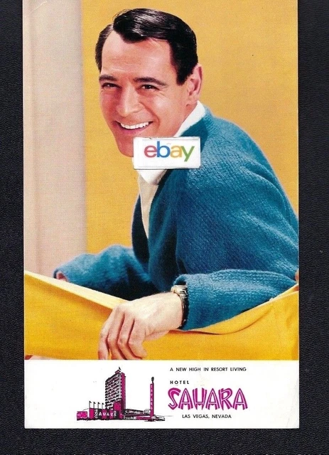 HOTEL SAHARA LAS Vegas Casbar Theatre Ray Anthony Show 1970'S Jumbo ...