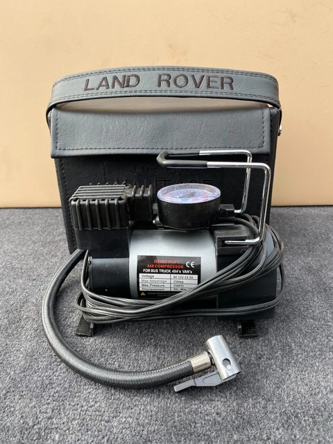 LAND ROVER 12V Tyre air compressor & case £68.00 - PicClick UK