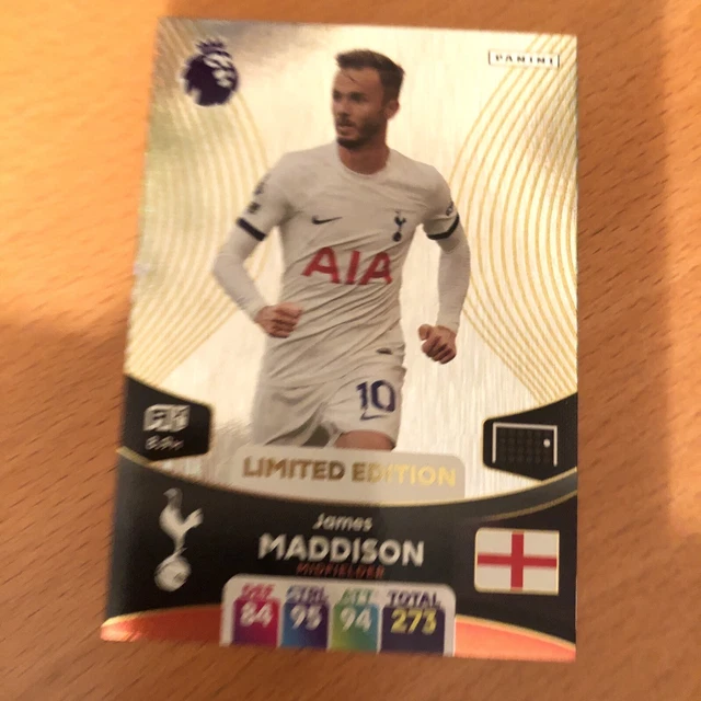 PANINI ADRENALYN XL Premier League 2024 James Maddison Limited Edition ...