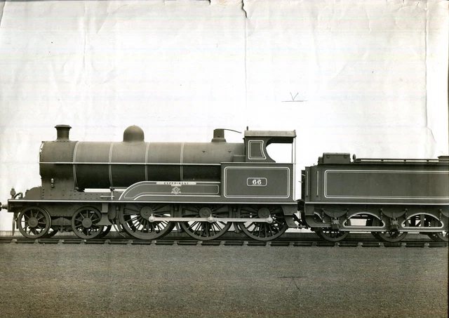OFFICIAL PHOTO LNWR Experiment Class 4-6-0 locomotive No 66 EXPERIMENT ...