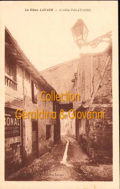 C.P.A.CARTE POSTALE DE Lavaur 81500-Allée Valat-Viel-Imp.Bonnafous ...