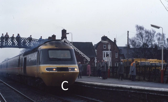 35MM SLIDE BRITISH Railway Br Diesel Class 43 - Class 43 Hst At Appelby ...
