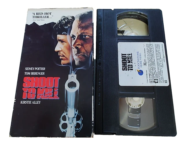 SHOOT TO KILL VHS Starring Sidney Poitier Tom Berringer Kirstie Alley ...