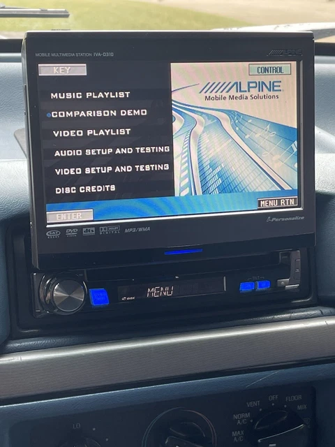 ALPINE IVA-D310 USA tuner cd DVD flip out screen & VPE-s431 EUR 472,06 - PicClick FR