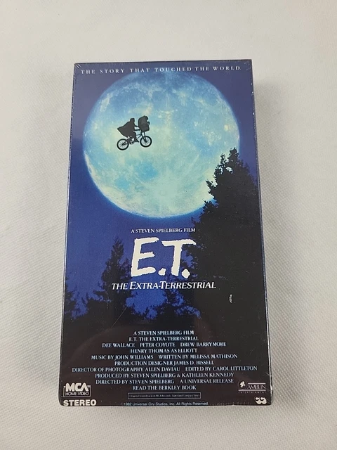E.T. THE EXTRA-TERRESTRIAL VHS Video Tape 1982 MCA Brand New Factory ...