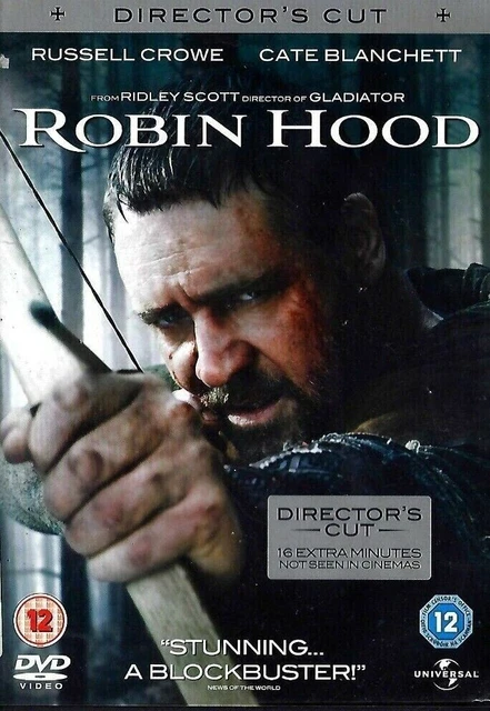 ROBIN HOOD DIRECTORS Cut Russell Crowe Cate Blanchett Universal Uk Dvd New EUR 2,93 - PicClick IT