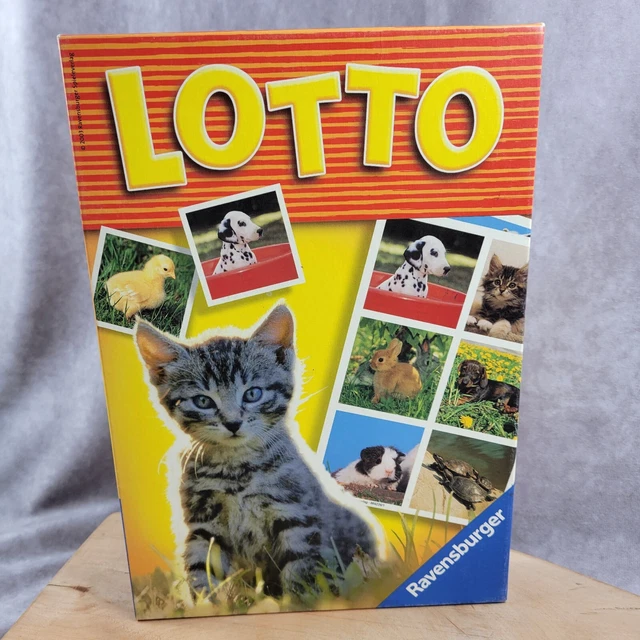 RAVENSBURGER BABY ANIMAL Lotto Memory Matching Game Vintage 2003 ...