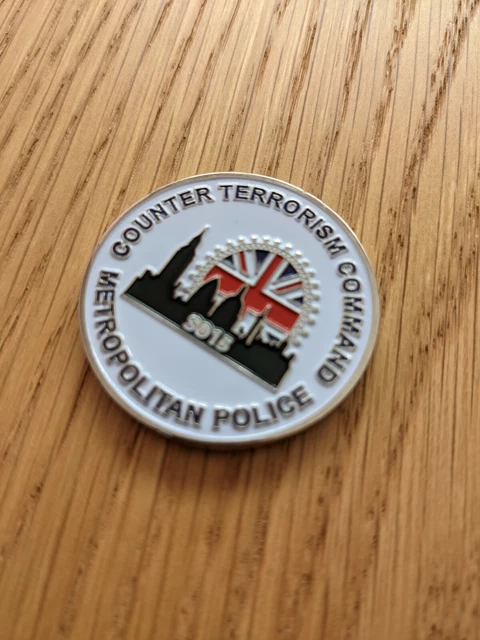 METROPOLITAN POLICE SO15 Counter Terrorism Command Challenge Coin EUR ...