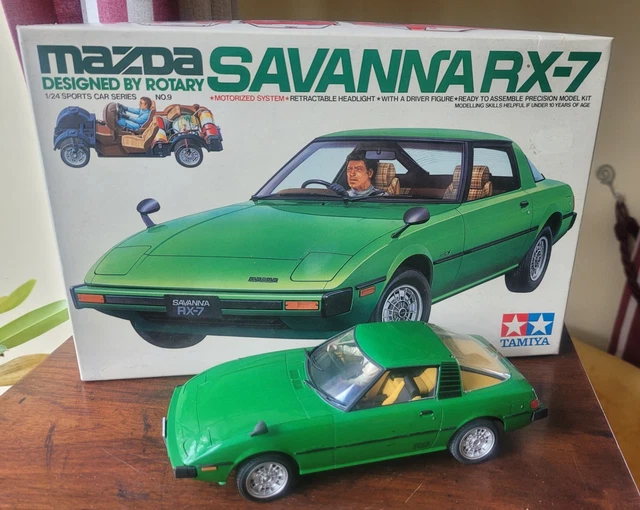 TAMIYA MAZDA SAVANNA RX-7 Motorised Model Kit-SS2409-Assembled £5.43 ...