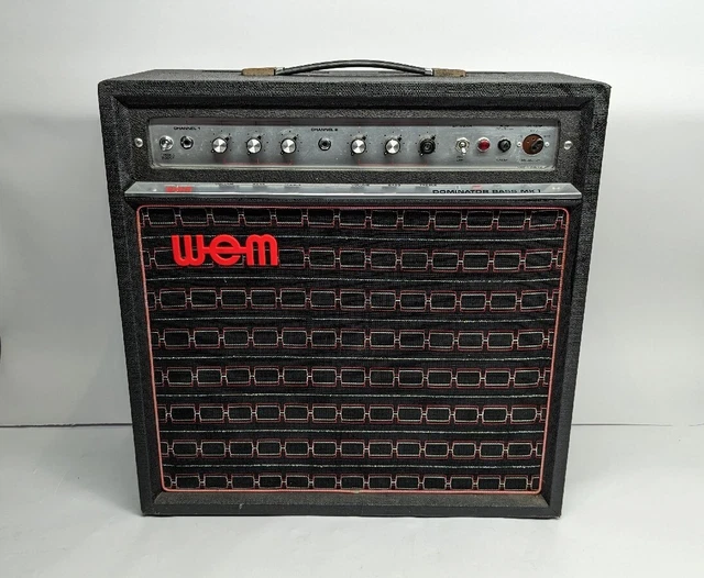 VINTAGE VALVE AMP WEM Dominator (5 valve 15w) £420.00 - PicClick UK