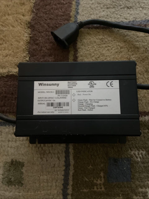 INVACARE PRONTO M91 ATO_M91R Onboard Charger 5A PN: 1123526 Model ...