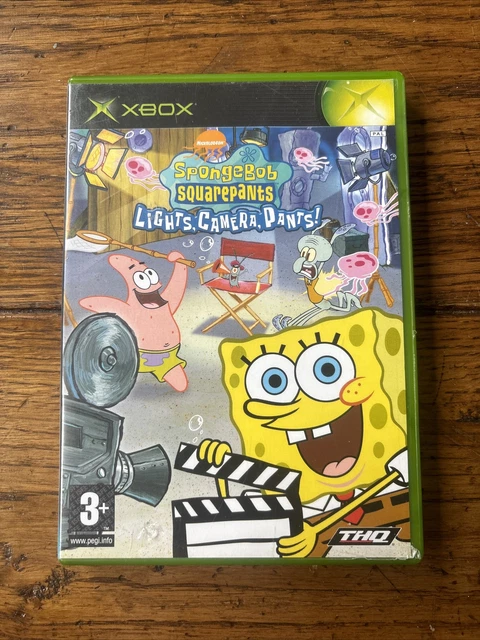 XBOX SPONGEBOB SQUAREPANTS - Lights, Camera, PANTS PAL Complete With ...