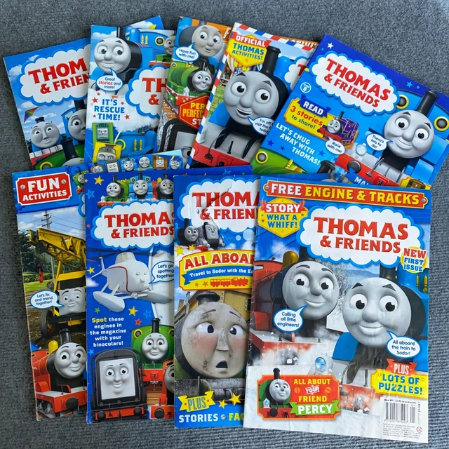 THOMAS & FRIENDS 9 x Bundle 2013-2015 Next Magazines Issues 1-2 5-6 8 ...
