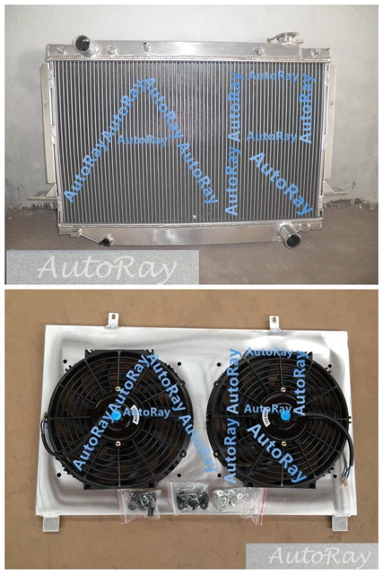 ALUMINUM RADIATOR + Shroud For Toyota Landcruiser Fzj80 4.5Ltr Petrol ...