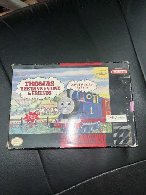 THOMAS THE TANK Engine & Friends (Super Nintendo, 1993) Game OG BOX NO ...