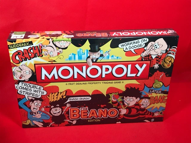 MONOPOLY BEANO EDITION Board Game By Hasbro 2015 Brand New and sealed £ ...