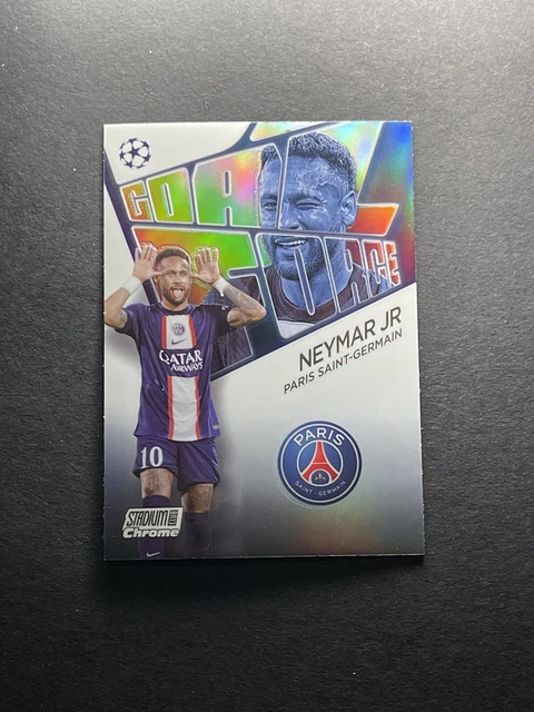 2022-23 STADIUM CLUB Chrome Neymar Jr Goal Force #GF-NJR Paris Saint ...