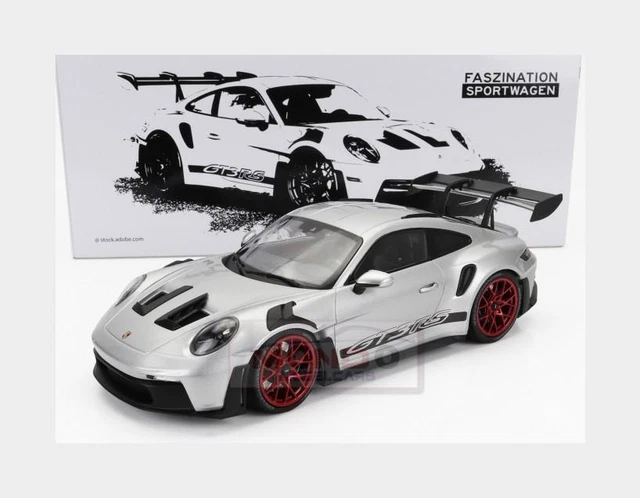 1:18 MINICHAMPS PORSCHE 911 992 Gt3 Rs Coupe 2023 Red Rims Silver Red 153062241 EUR 119,76 ...