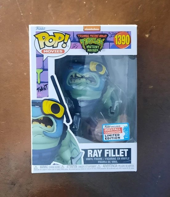 FUNKO POP! EXCLUSIVE TMNT Ray Fillet #1390 2023 Fall Convention Limited ...
