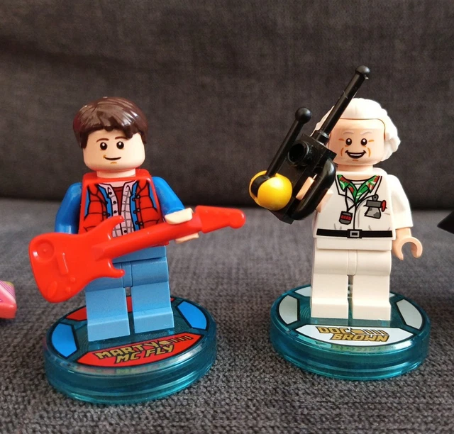 LEGO MINIFIGURES DIMENSIONS Doc Brown Marty Mc Fly 71230 71201 EUR 30 ...