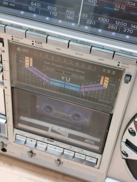 SHARP GF-9000 BOOMBOX ghettoblaster vintage radio tape stereo cassette player EUR 650,00 ...