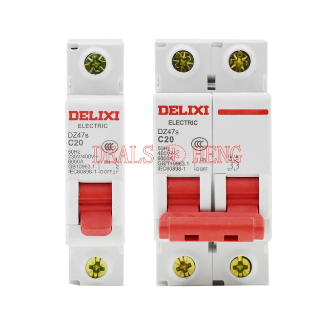 ONE DZ47-60 AC 230V/400V 1A-63A 6000A 1P/2P/3P/4P MCB Miniature Circuit Breaker £3.86 - PicClick UK