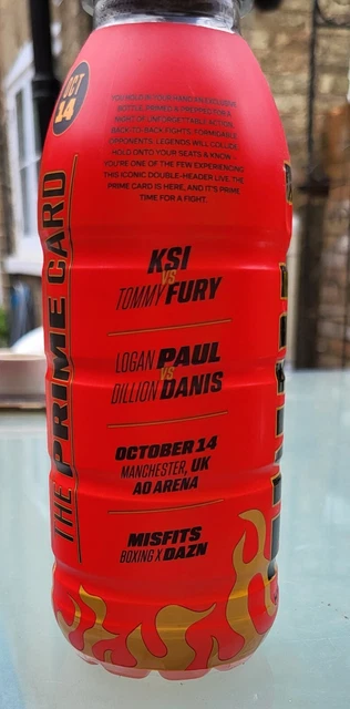 RED PRIME CARD bottle £20.00 - PicClick UK