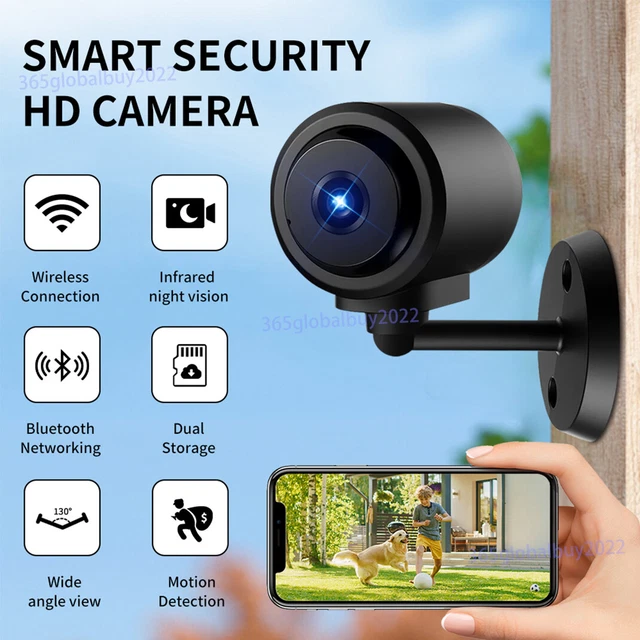MINI CAMERA WIRELESS Built-in battery Wifi Home Security HD 1080P Night ...