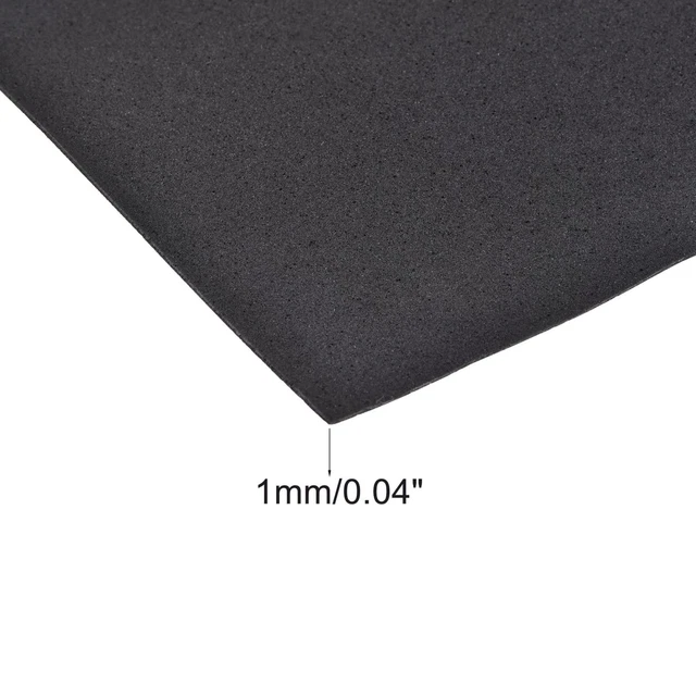 BLACK EVA FOAM Sheets Roll 13 x 19 Inch 1mm Thick for Crafts DIY ...