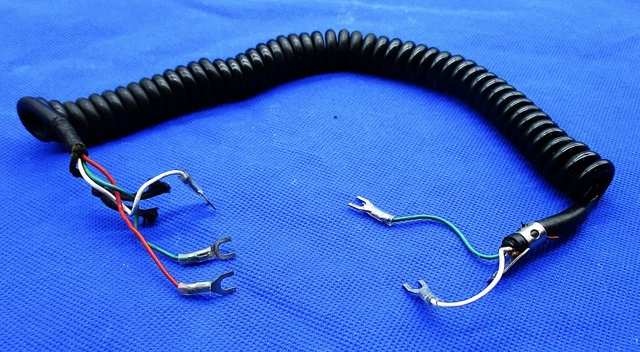 VINTAGE BAKELITE TELEPHONE Coiled Curly Handset Cord £6.52 - PicClick UK