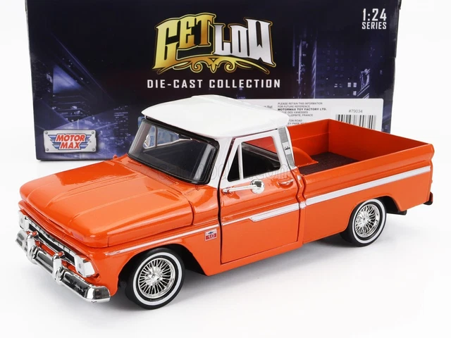 1/24 MOTOR-MAX - Chevrolet - Chevy C-10 Fleetside Pick-Up Custom 1966 ...