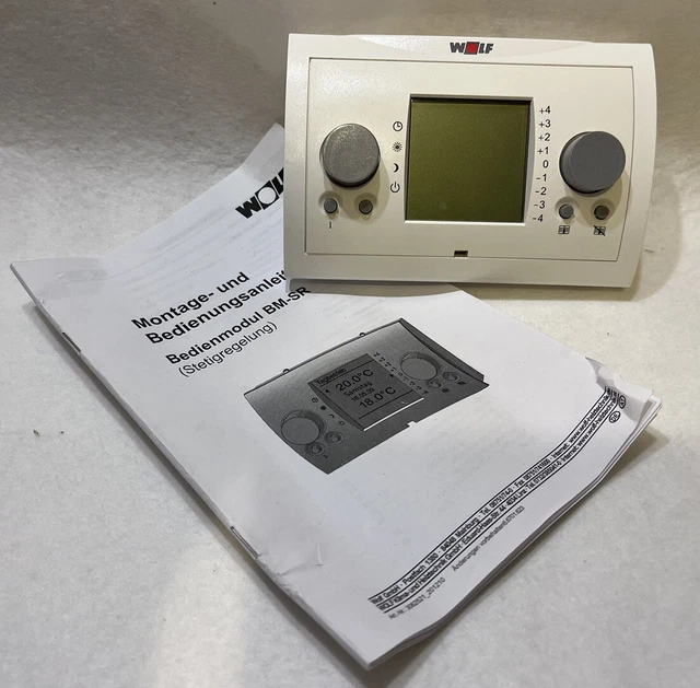 WOLF BEDIENMODUL BM-SR für WRS-Regelungen inkl. Wandsockel 2744762 EUR 149,00 - PicClick DE