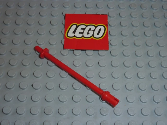LEGO TECHNIC RED Bar 8L with Stop Rings and Pin ref 2714 / set 8680 ...
