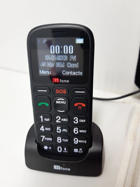 BIG BUTTON BASIC Mobile Phone Senior Elderly Easy TTfone Comet TT100 ...