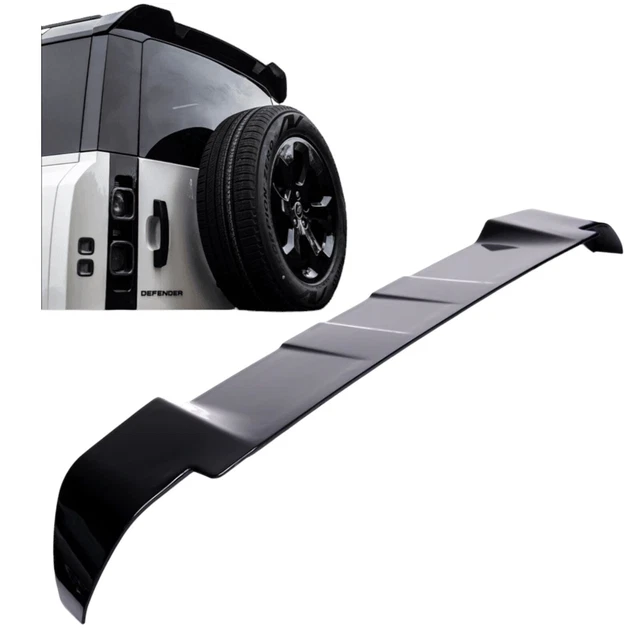 REAR ROOF SPOILER For Land Rover Defender Gloss Black L663 2020+ 90 110 ...