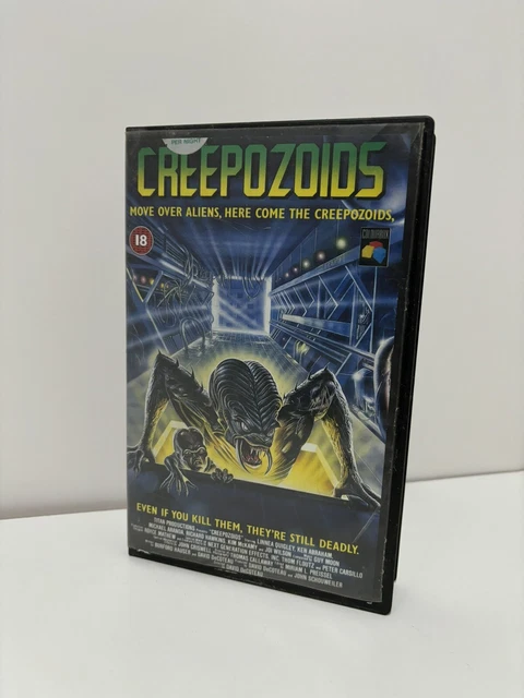 CREEPOZOIDS UK BIG Box VHS Video Tape £1.99 - PicClick UK