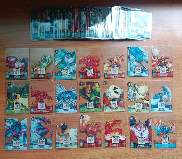 GORMITI LOTTO 97 lamincards plasticards Trasparent Final Evolution 2008 Vintage EUR 50,00 ...