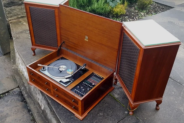 SUPERB GARRARD SP 25 MK IV Record Player & Dynatron Radiogram In Wooden ...