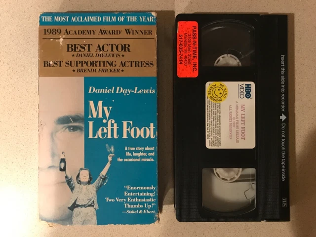 MY LEFT FOOT (VHS, 1990) Daniel Day-Lewis, Brenda Fricker £2.17 ...
