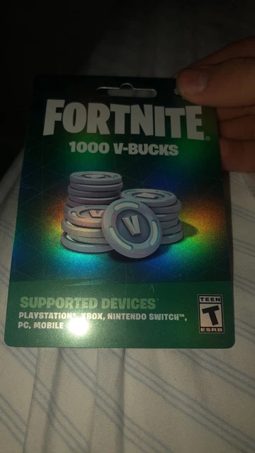 FORTNITE V-BUCKS GIFT Card For 1000 V-Bucks $12.00 - PicClick